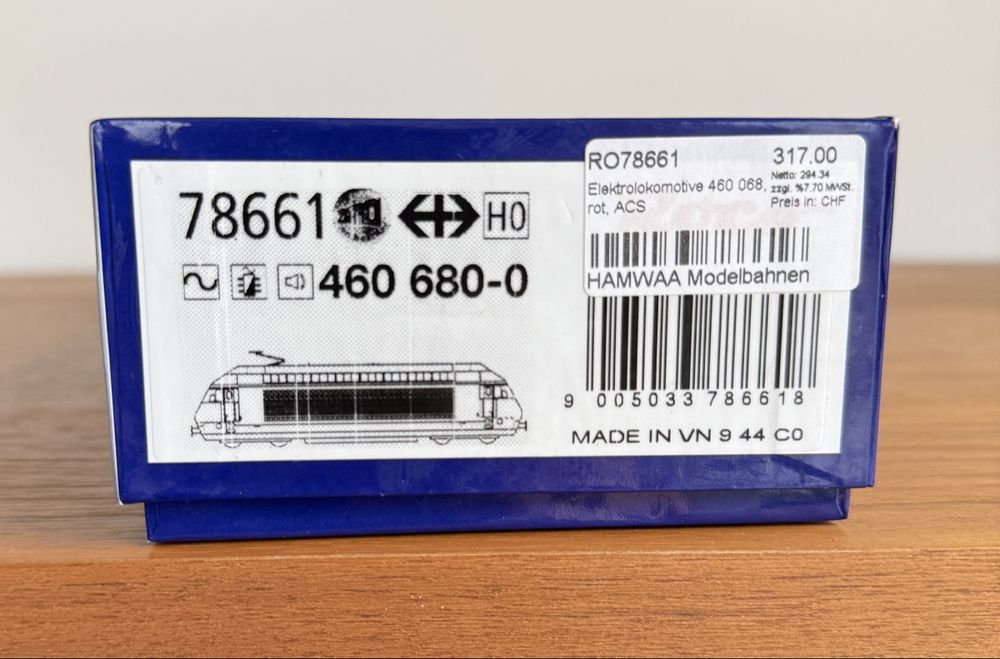 Roco H0 AC Elektrolokomotive SBB 460 068 (Gebraucht) in Seltisberg für ...