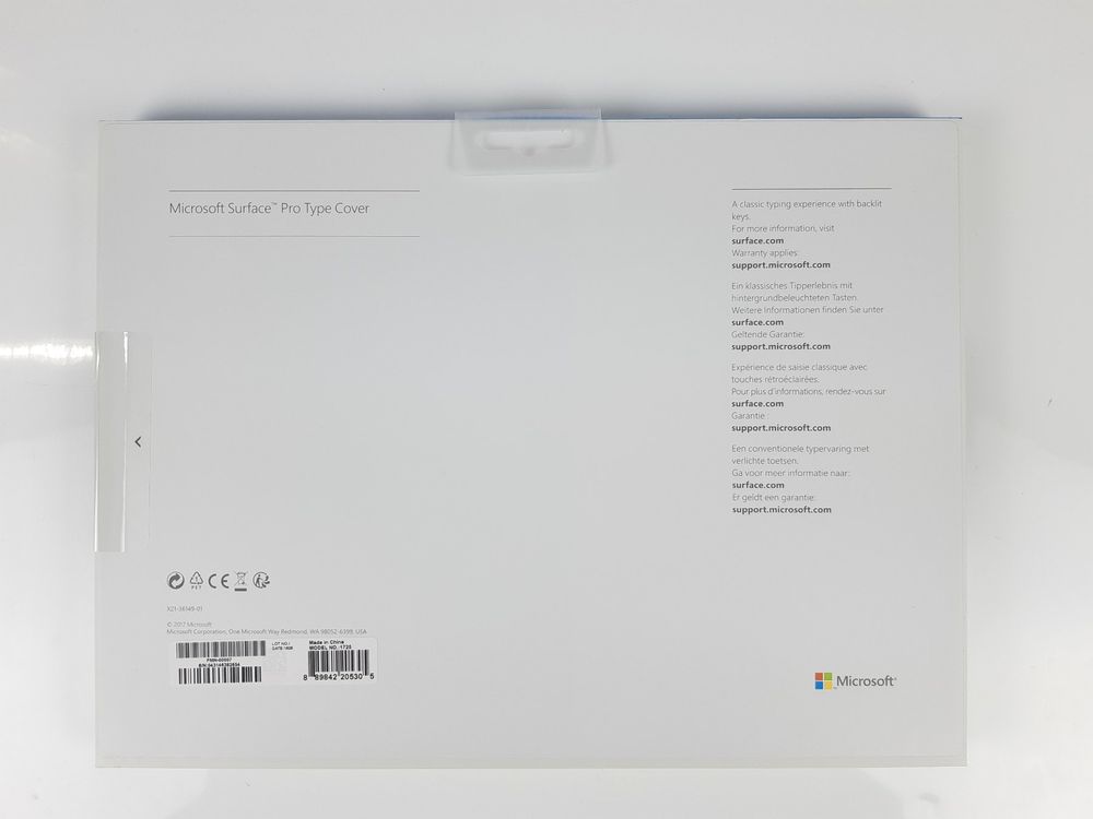 Microsoft Surface Pro Type Cover Model 1725 English Layout (Neu und ...