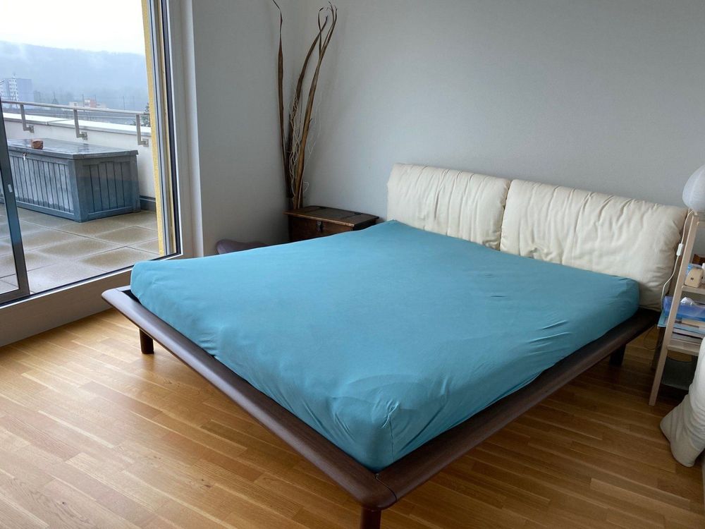 Holz Doppelbett inkl. Nachttische & Rost (Gebraucht) in für CHF 483 ...