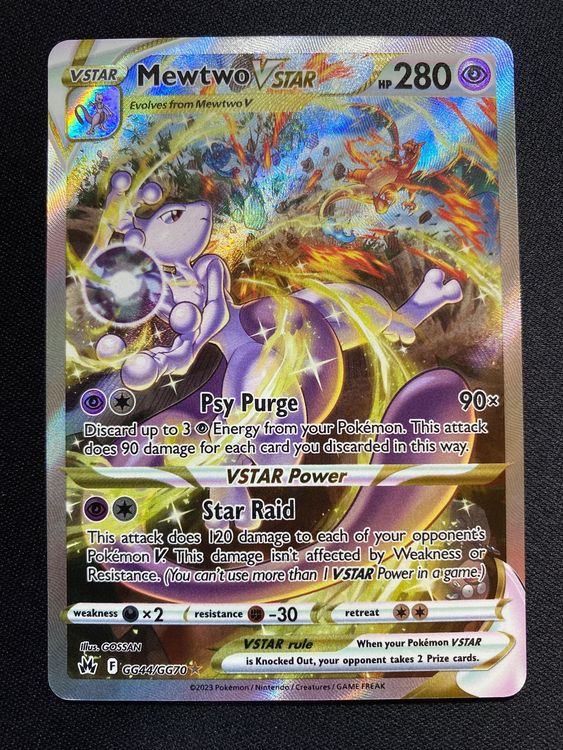 Mewtwo VSTAR - Full Art - Crown Zenith - GG44/GG70 - EN (Neu (gemäss ...