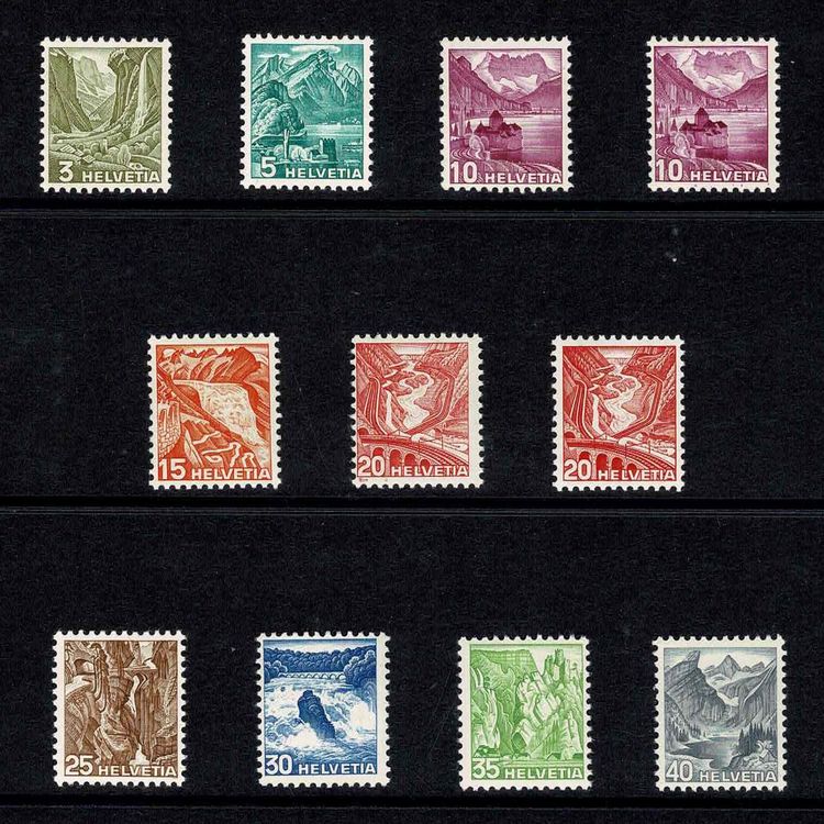 1936, Landschaften 201z - 209z ** | Kaufen auf Ricardo