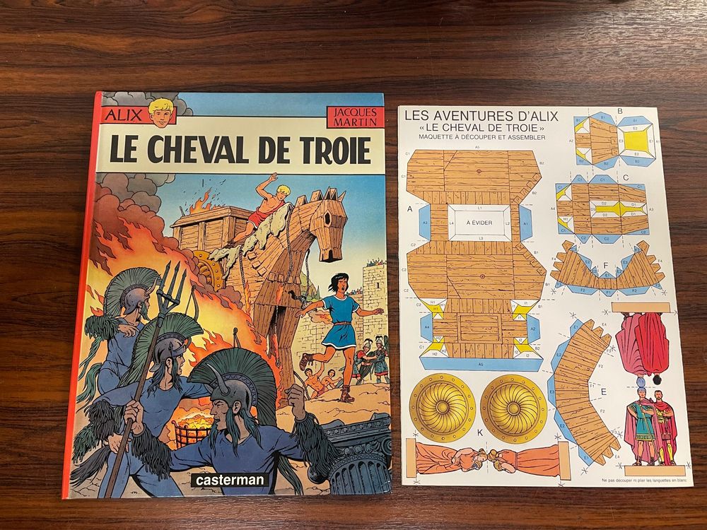 BD Alix le cheval de Troie EO avec maquette à construire | Kaufen auf ...