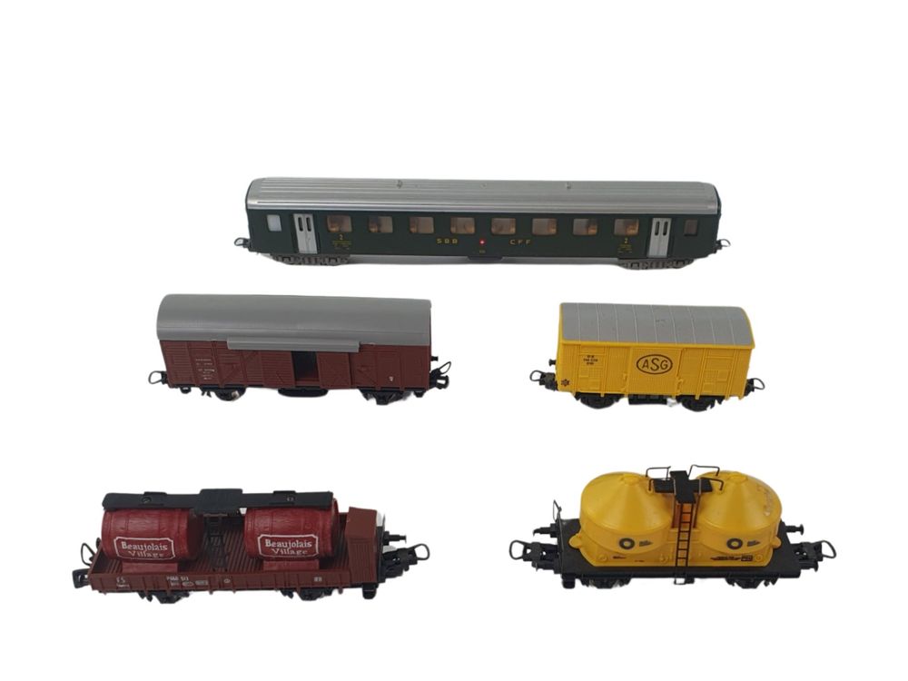 LIMA Spielzeug Zug Wagons Set x 5 | Kaufen auf Ricardo