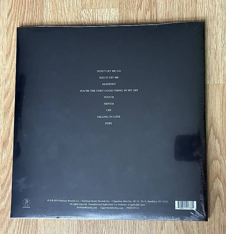 Cigarettes After Sex Cry Lp Deluxe Edition 2021 Gebraucht In