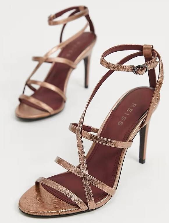 Sandales à talons REISS Rose gold Taille 39 (D'occasion) à Corcelles-le ...