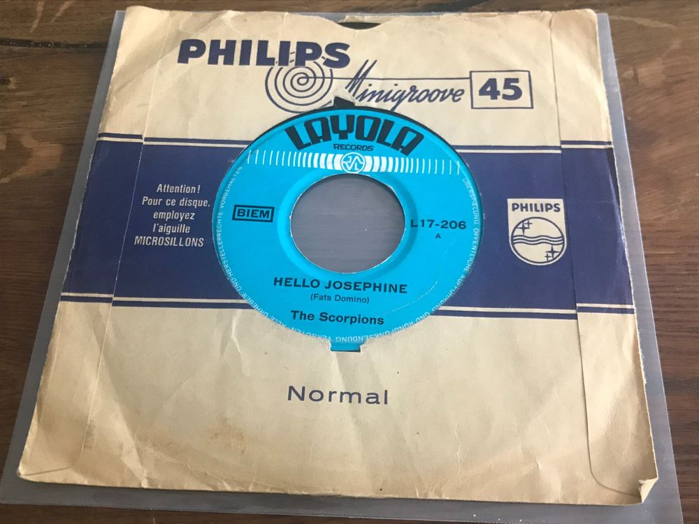 SCORPIONS - Hello Josephine / Just Like Me - Swiss Beat - 7" | Kaufen ...