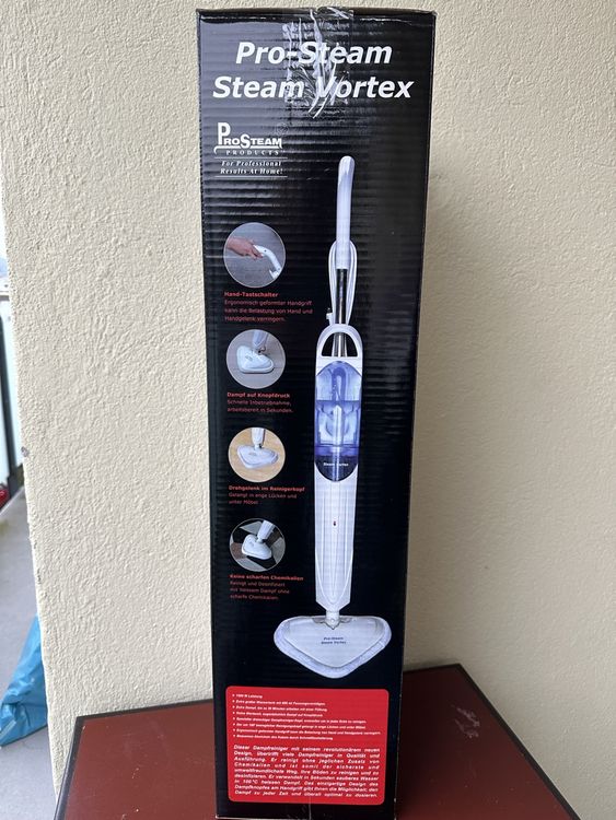 NEUER Pro-Steam Steam Vortex Dampfreiniger 1500W neu (Neu (gemäss ...