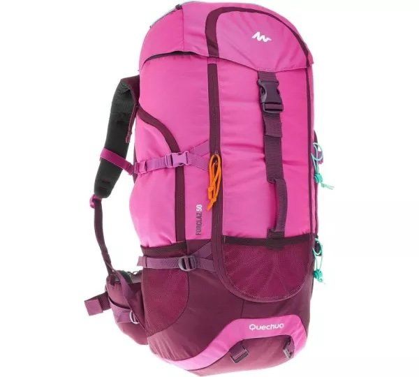 Rucksack Forclaz 50L mit Easyfit (zum vorne aufmachen) (Gebraucht) in ...