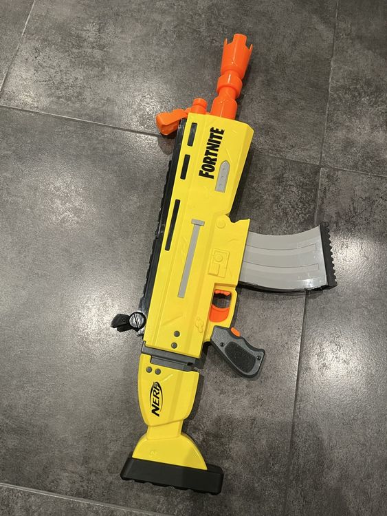 Nerf Fortnite AR-L Blaster Rifle Yellow/Grey Toy Gun (Gebraucht) in ...