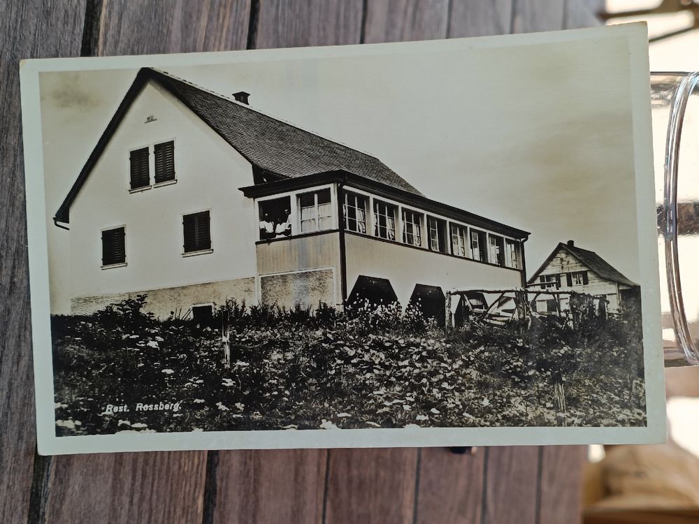 Photo Karte / Restaurant Rossberg ca. 1930 (Gebraucht) in Brugg AG für ...