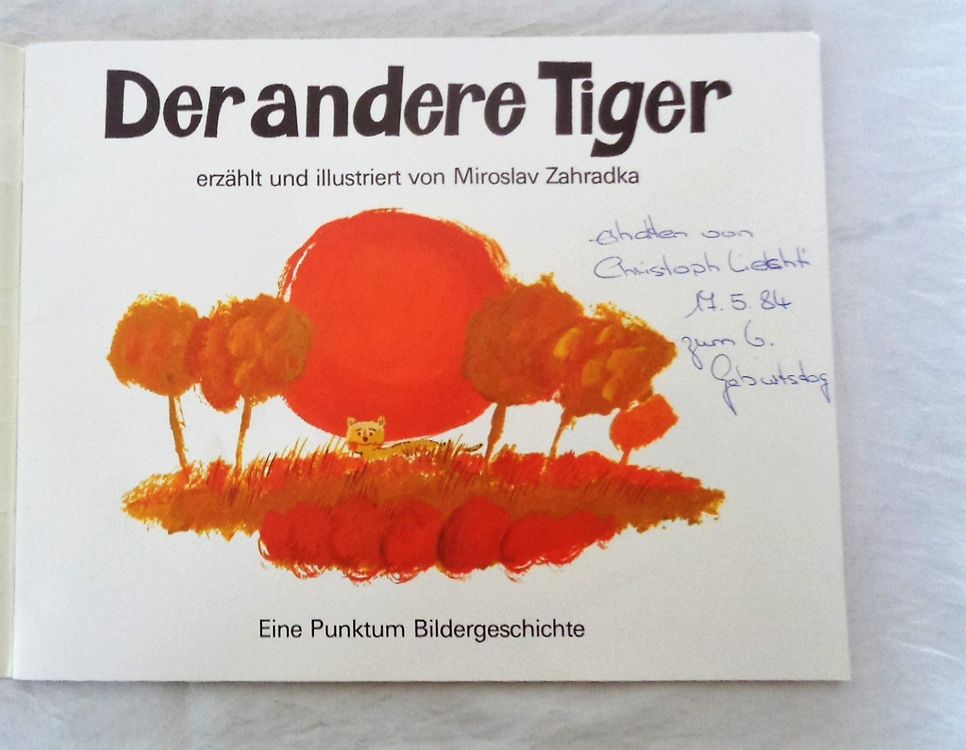 Der andere Tiger / Bilderheft von Miroslav Zahradka 1978 | Kaufen auf ...