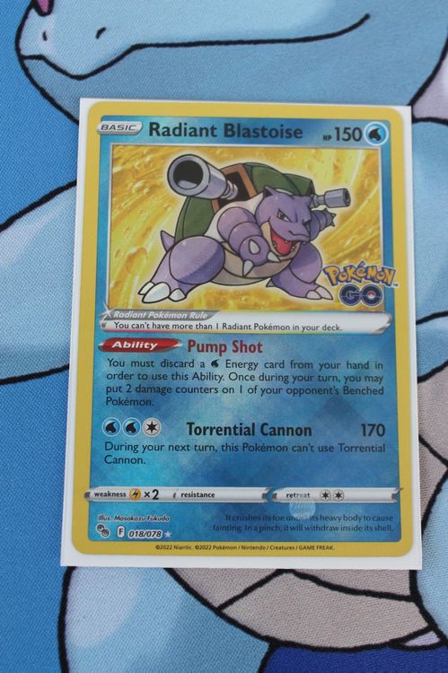 Radiant Blastoise Turtok (Gebraucht) in Altstätten SG für CHF 5.95 ...