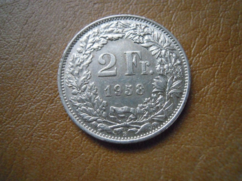2 Fr. 1958 silber | Kaufen auf Ricardo