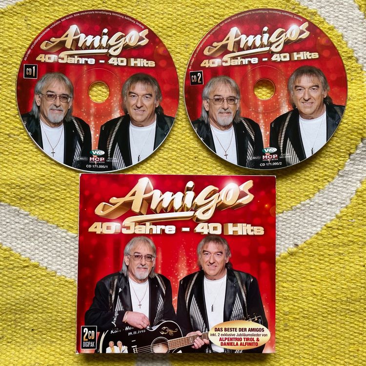 AMIGOS-2CD DAS BESTE 40JAHRE-40HITS (Gebraucht) in für CHF 4.9 – mit Lieferung auf Ricardo kaufen