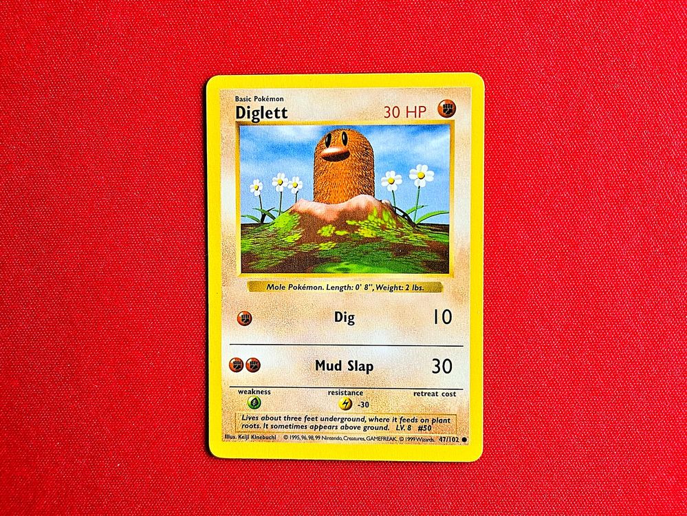 Diglett Shadowless Base Set 1999 WOTC (Near Mint) | Kaufen auf Ricardo
