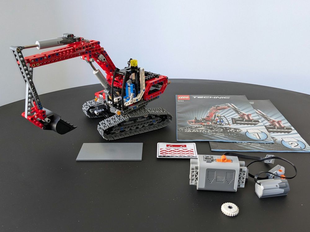 LEGO TECHNIC 8294 Excavator +8293 power functions motor set (Gebraucht ...