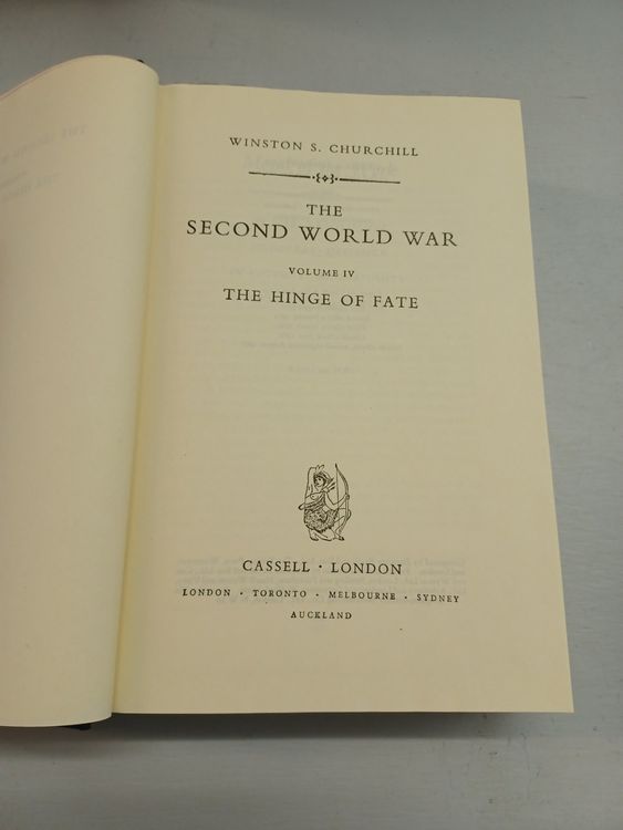 Churchill, The Second Word War, Volume I - VI (Gebraucht) in Brissago ...