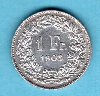 Schweizer 1 franken 1903 TOP grade -UNC | Kaufen auf Ricardo