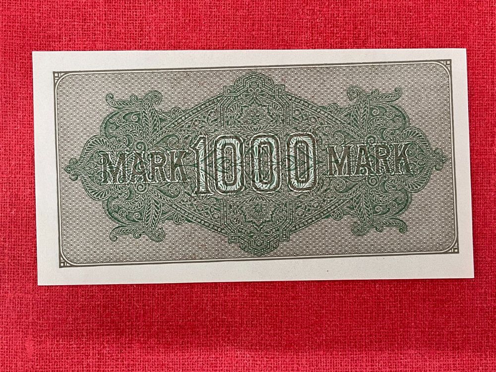 Reichsbanknote Tausend Mark 1922 TOP (Neu (gemäss Beschreibung)) in ...