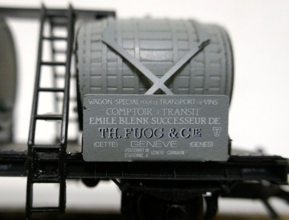 Piko 426/124 SBB Weinfasswagen Firma TH. FUOC & CIE GENEVE (Neu (gemäss ...