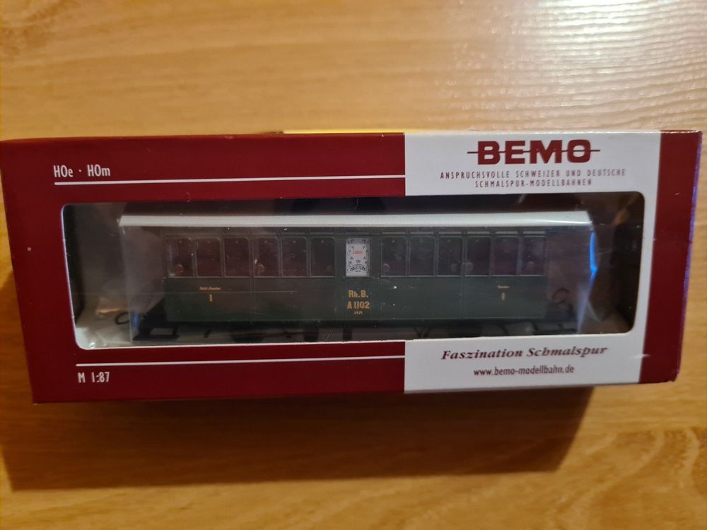 Bemo 3232 142 Historischer Dampfzugwagen (Neu und originalverpackt) in Illhart für CHF 50 – mit ...