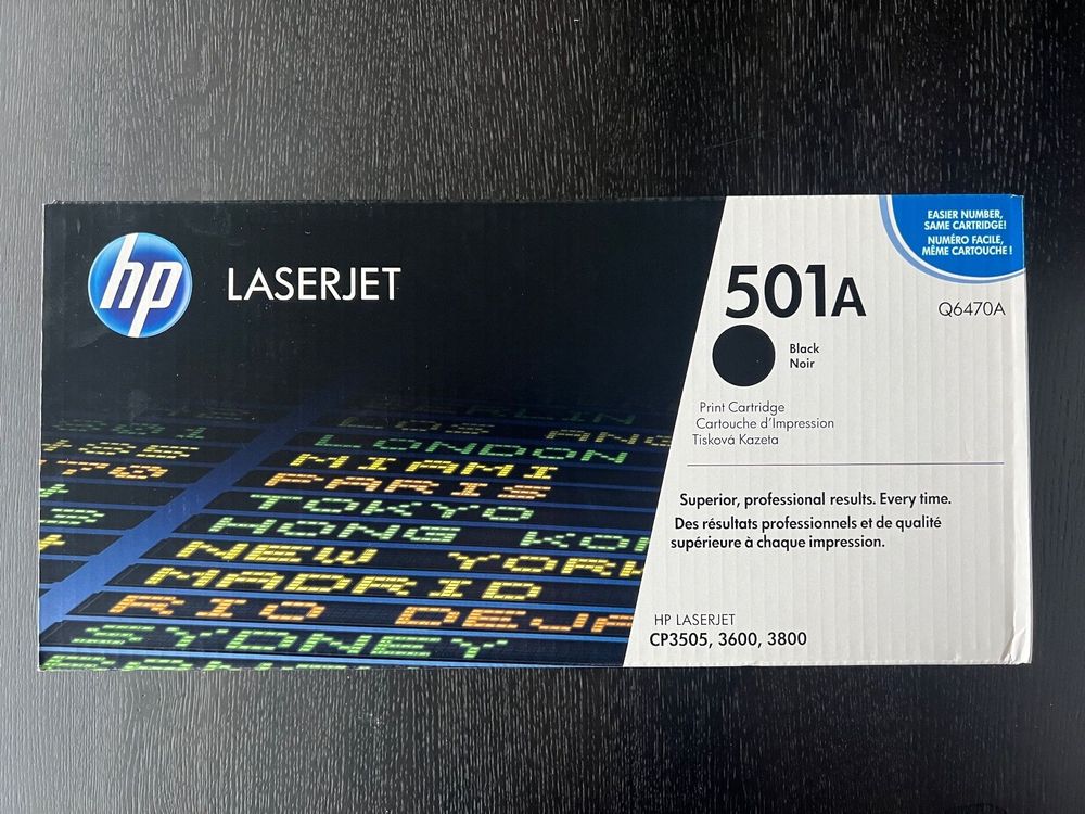 Original HP Q6470A / 501A Toner schwarz (6000 Seiten) (Neu und ...