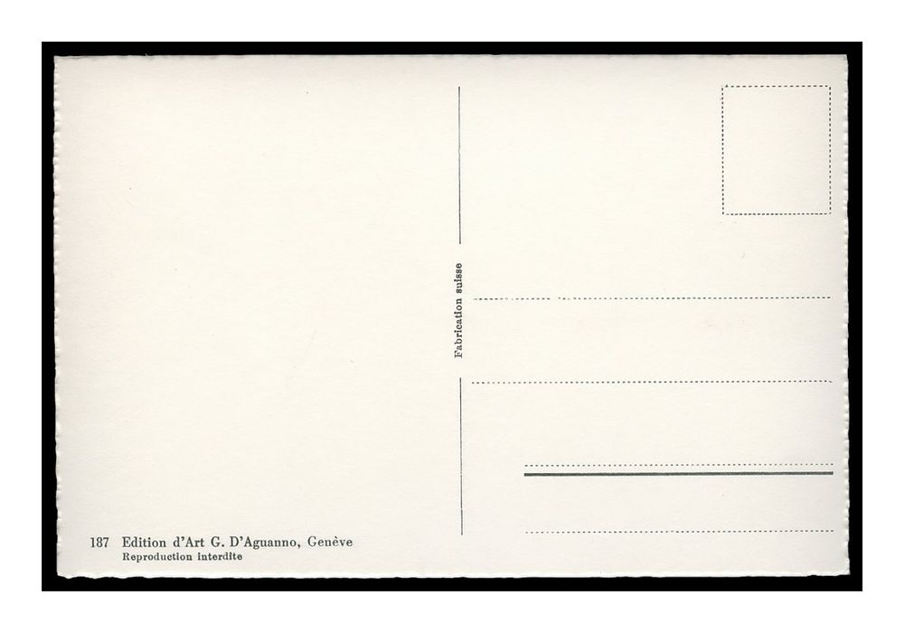 GENÈVE - 1950 "Le Port / La Rade" Le Lac et le Jura (D'occasion) à Onex ...