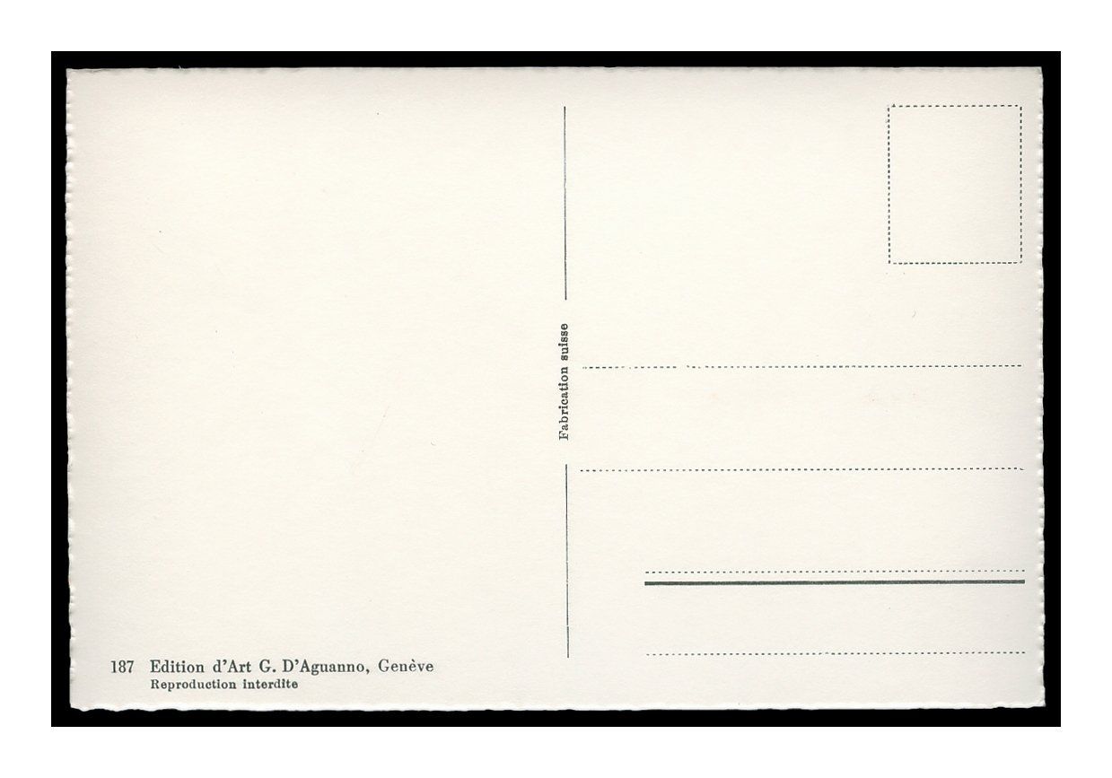 GENÈVE - 1950 "Le Port / La Rade" Le Lac et le Jura (D'occasion) à Onex ...