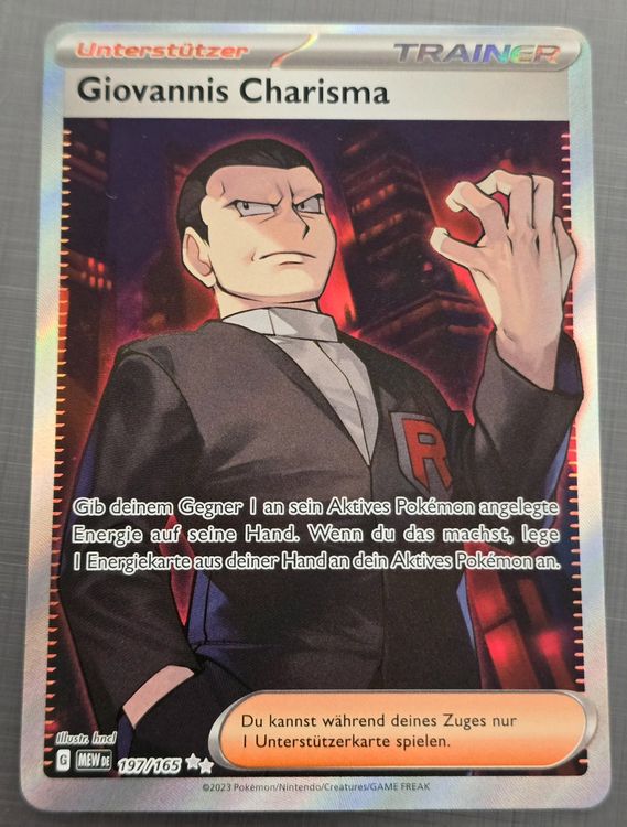 🇩🇪 Pokemon 151 》Giovannis Charisma | Kaufen auf Ricardo