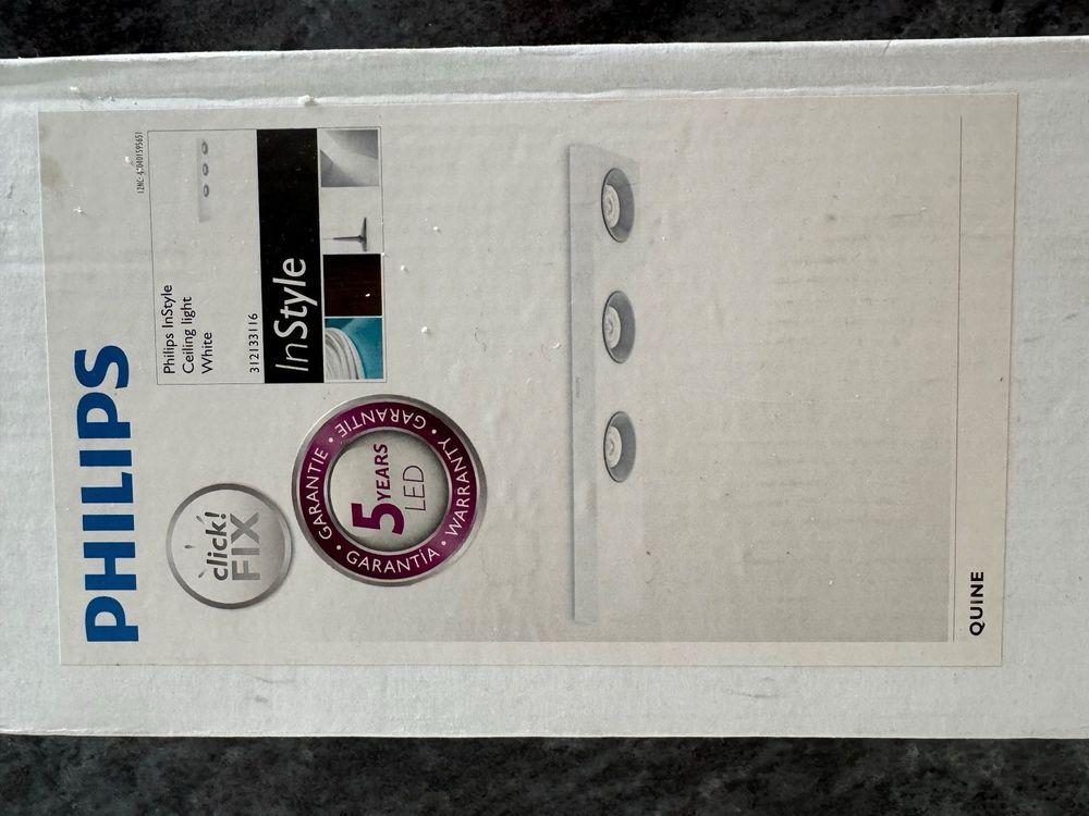 Neu Philips InStyle 3er Deckenleuchte (Neu und originalverpackt) in ...