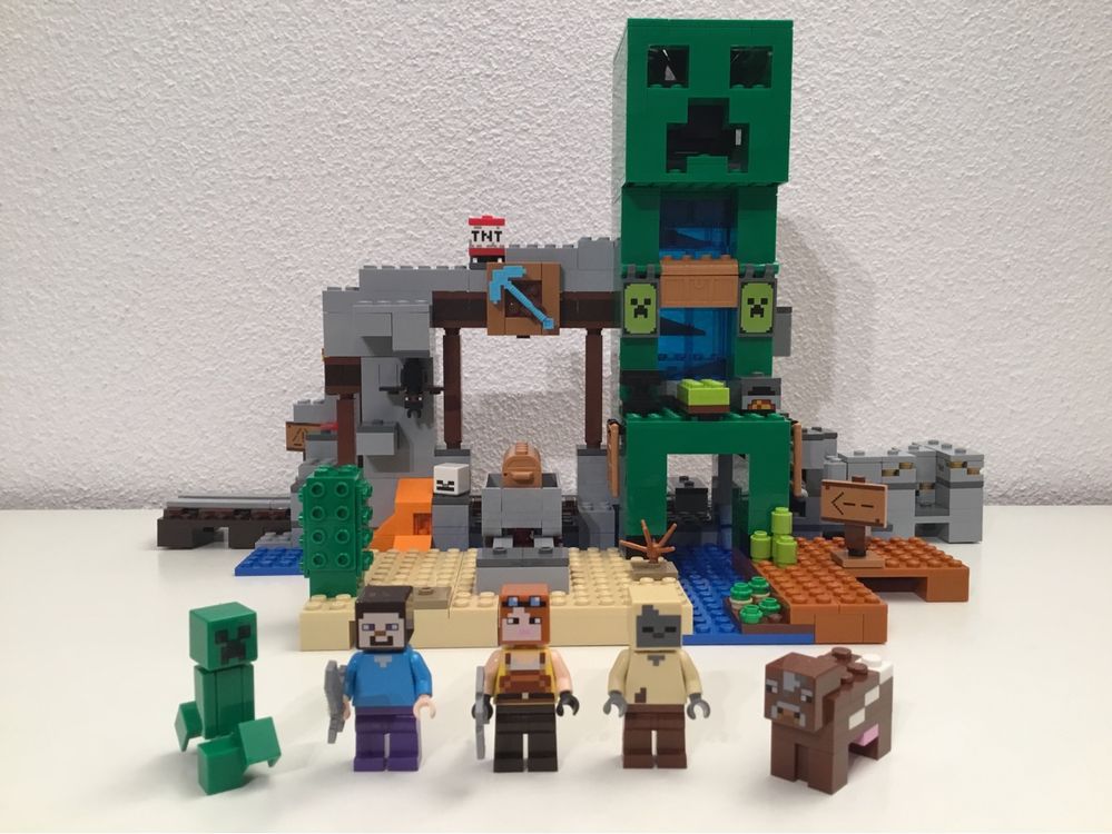 Lego Minecraft the Creepermine 21155 von 2019 komplett (Gebraucht) in ...