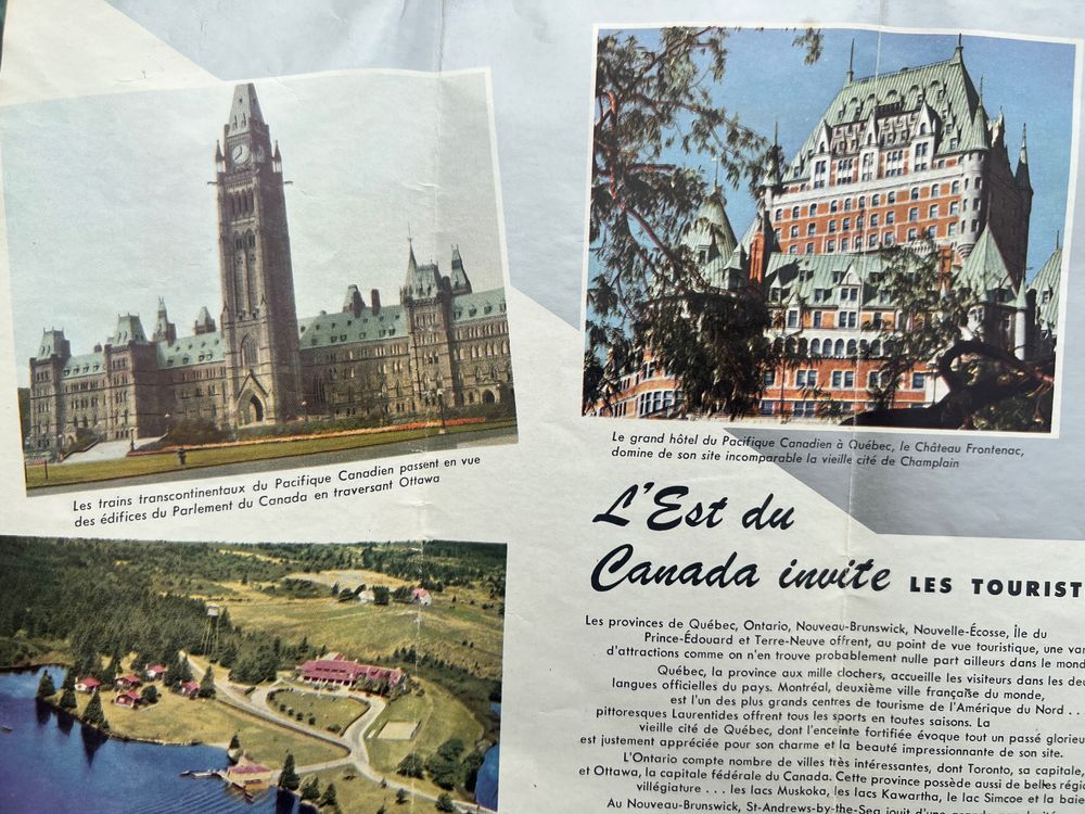 Brochure touristique Canada par le Canadian Pacifique 1950 | Kaufen auf ...
