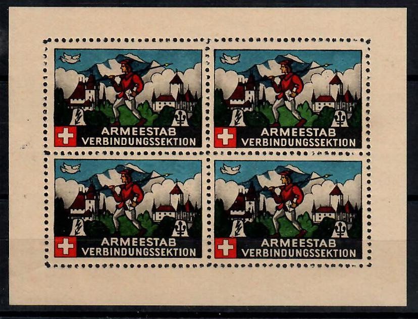 Armeestab, Verbindungssektion, Bögli mit Abarten (Gebraucht) in Adliswil für CHF 23 – mit ...