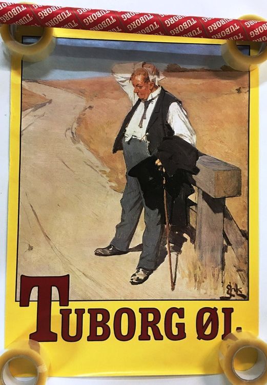 Tuborg Bier - Vintage-Poster 85 x 62cm (Gebraucht) in Oftringen für CHF ...