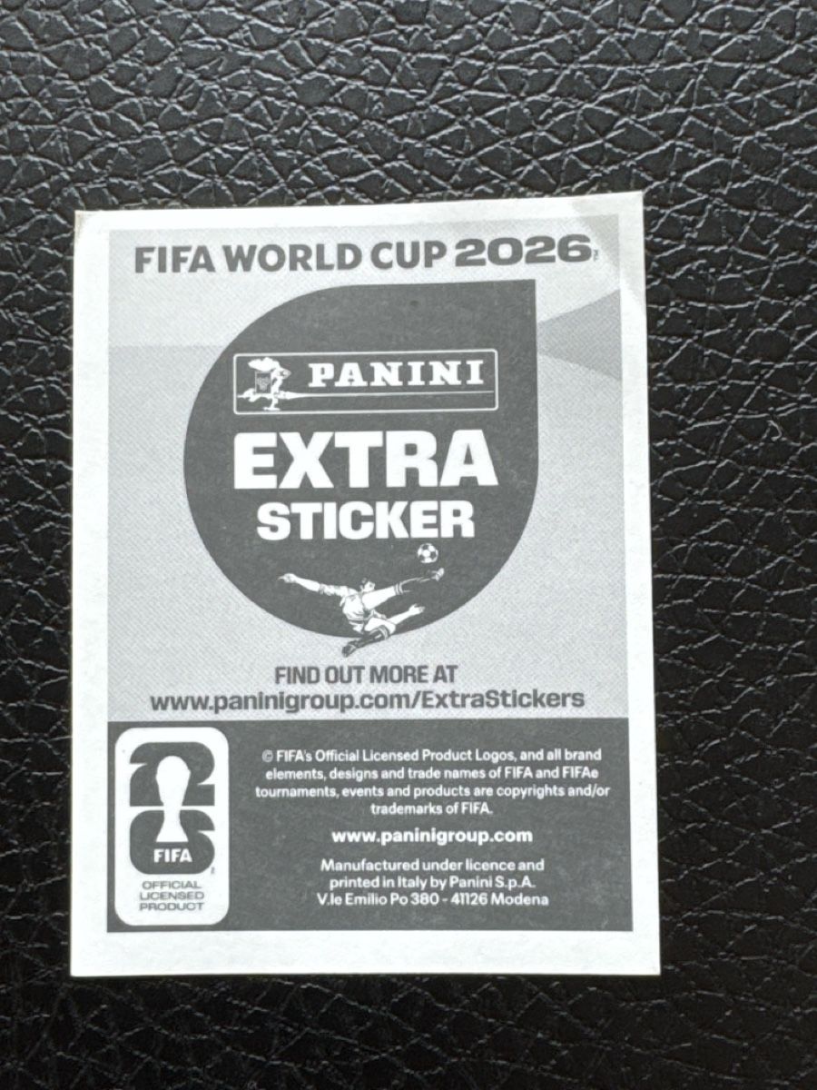 Panini Extra Sticker Mohamed Salah FIFA WM 2026 Gold (Gebraucht) in ...