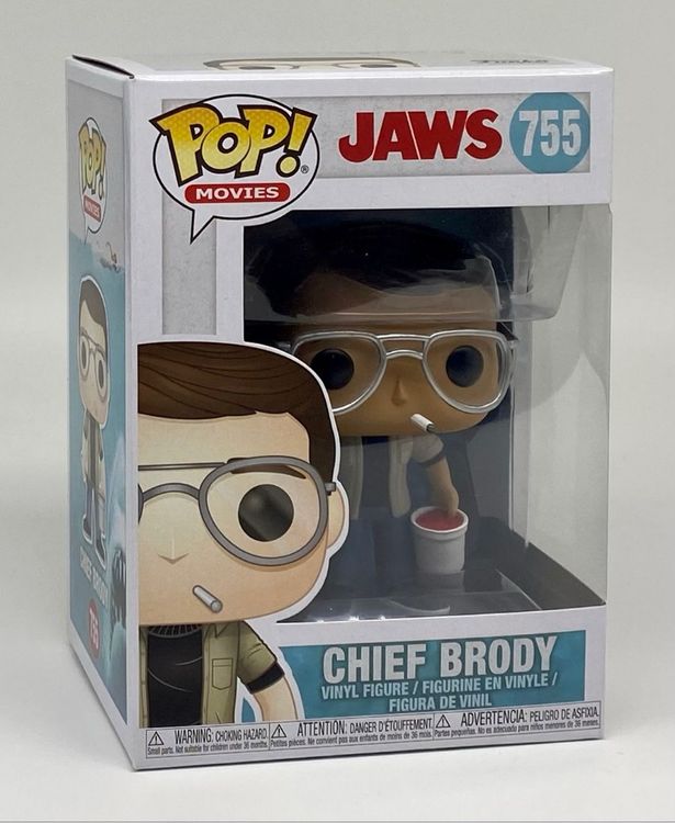 Funko Pop! Jaws, Chief Brody #755 (Neu und originalverpackt) in ...