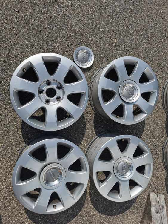Felgen 16 Zoll orig. Audi 7Jx16 5x112 gebraucht 16" ab 1 | Kaufen auf ...