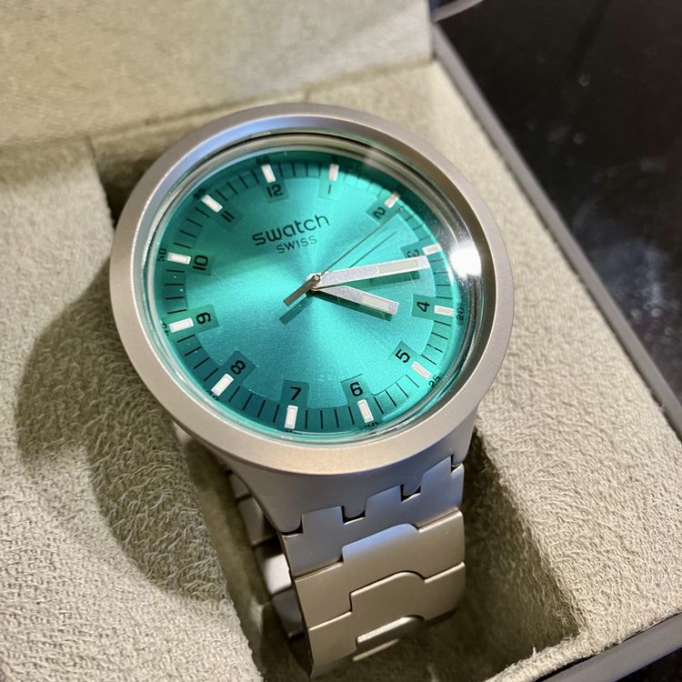Swatch Big Bold Irony Aqua Shimmer (Gebraucht) in Wil SG für CHF 115 ...