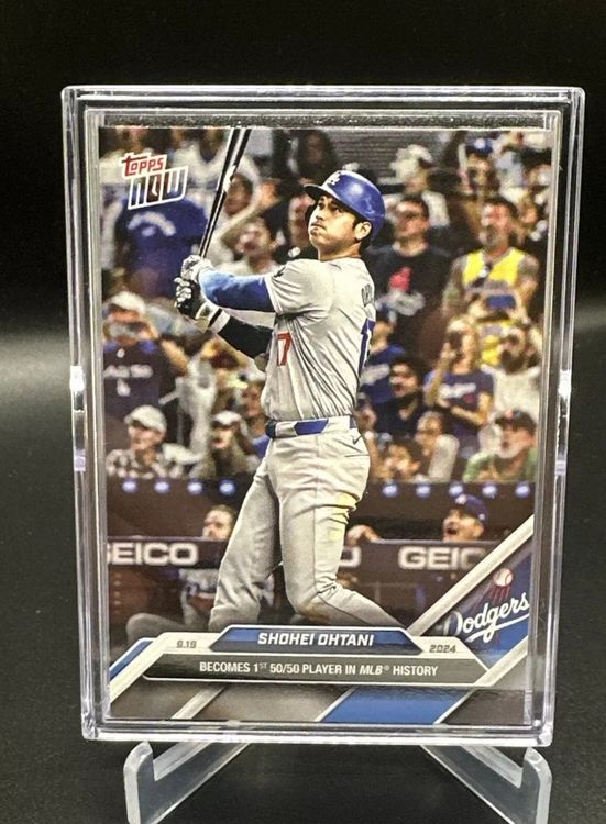 2024 Topps NOW Shohei Ohtani MLB Trading Card First 50/50 (Neu (gemäss Beschreibung)) in Magden ...