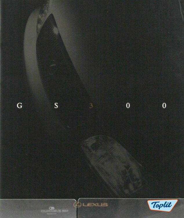 ORIGINAL NEUWAGEN PROSPEKT - LEXUS GS300 TYP S140 - 1994 | Kaufen auf ...