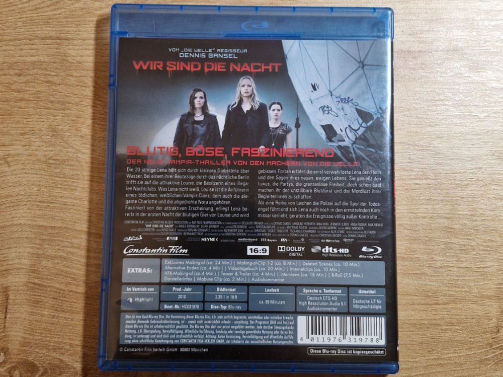 Wir sind die Nacht (2010) RAR Bluray (Gebraucht) in Pfungen für CHF 4 ...