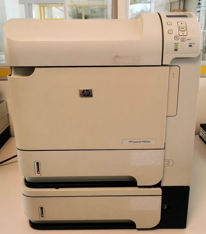 HP LaserJet P4014 (S/W-Drucker) (Gebraucht) in Tafers für CHF 1 – nur ...