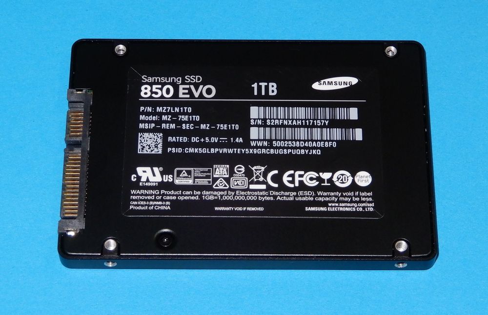 Samsung SSD 850 EVO 1 TB | Kaufen auf Ricardo