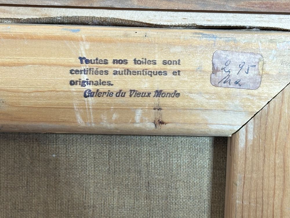 Walter MAFLI (1915-2017) Peinture sur toile signée | Kaufen auf Ricardo