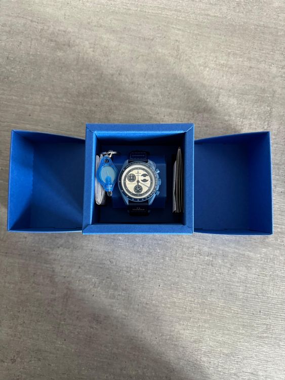 Swatch x Omega Moonswatch „Super Blue Moonphase“ (Neu und ...