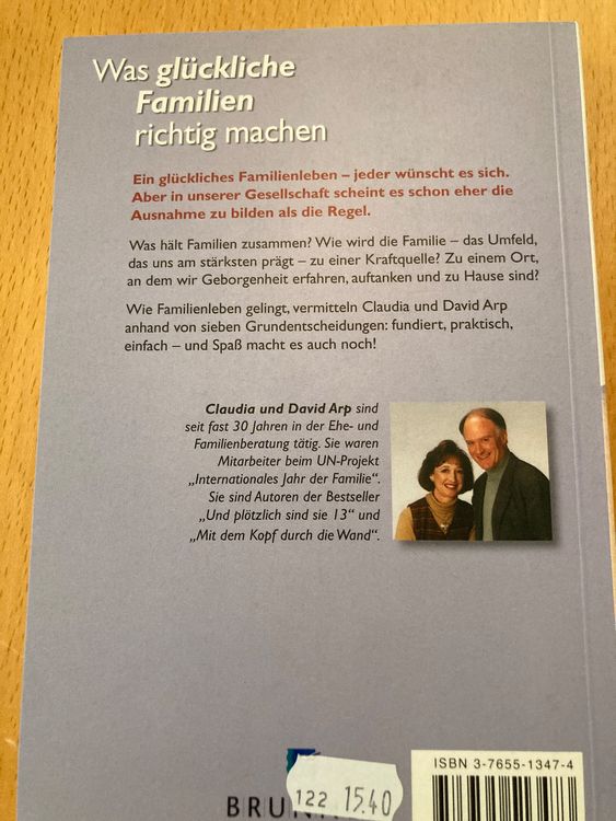 Buch "Was glückliche Familien richtig machen" (Neu (gemäss Beschreibung ...