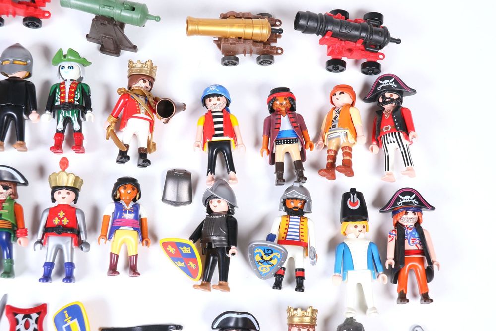 Playmobil Figuren Ritter und Piraten mit Kanonen | Kaufen auf Ricardo