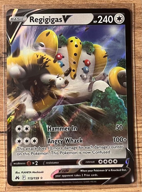 Regigigas V 113/159 Pokemon Crown Zenith (Gebraucht) in Andelfingen für ...