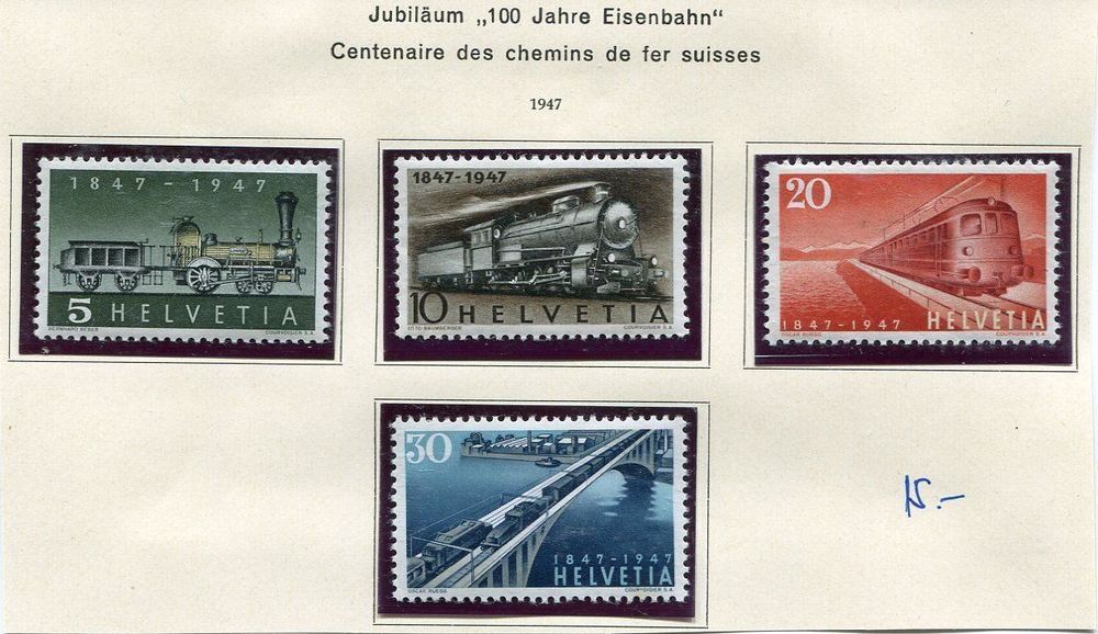 100 Jahre Eisenbahn 1947 | Kaufen auf Ricardo