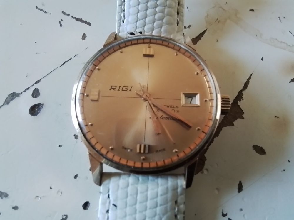 RIGI automatic Herrenuhr, läuft (Gebraucht) in Glattbrugg für CHF 39 – mit Lieferung auf Ricardo ...